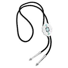 Montana Bolo Southwest Aztec - SILVER/BLUE | Stockman Station